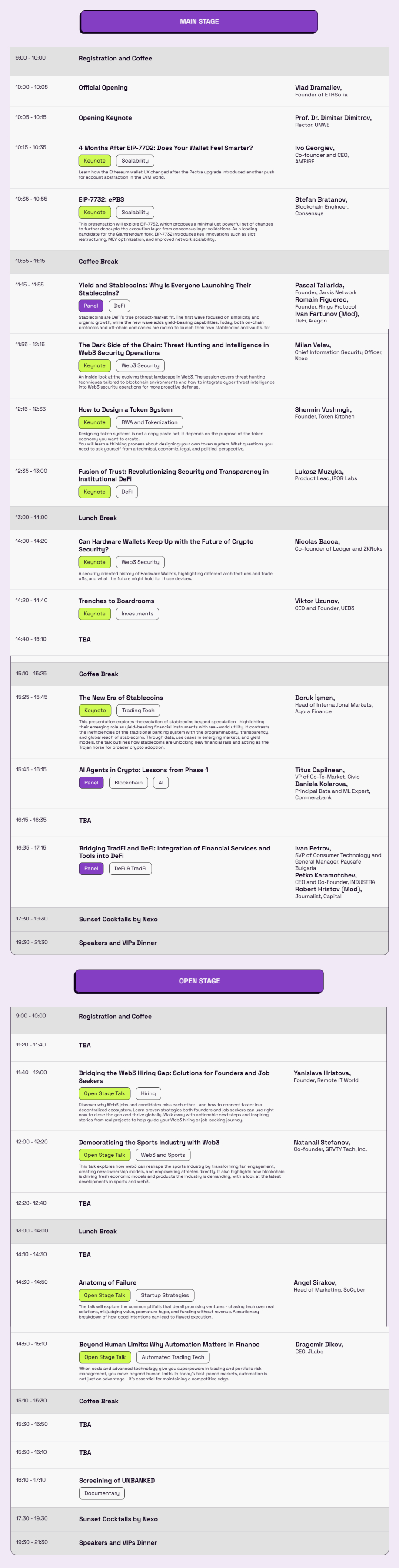 ETHSofia 2025 | 111B Tsarigradsko Shose Blvd, Sofia, Bulgaria